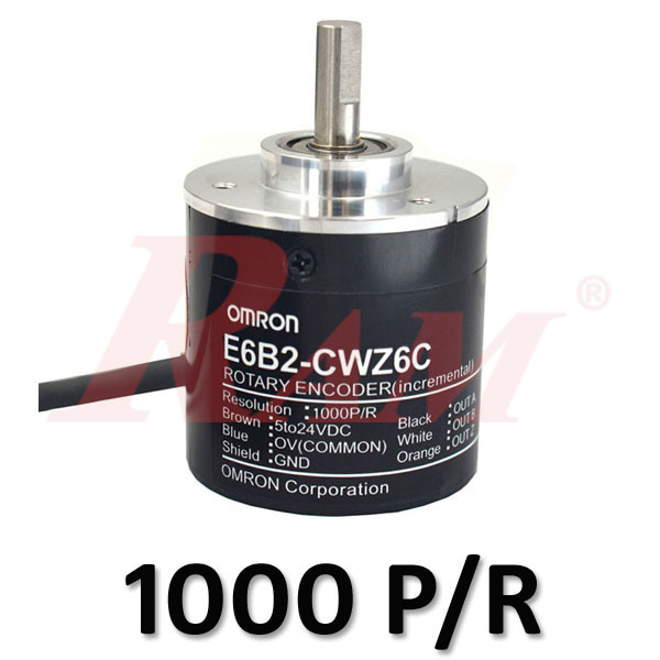 Incremental Rotary Encoder 1000 Pulses E6B2-CWZ6C (1000 P/R) | RAM ...